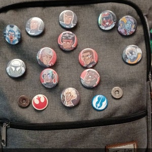 Star Wars the Clone Wars Assorted Small Pinback Buttons - Etsy