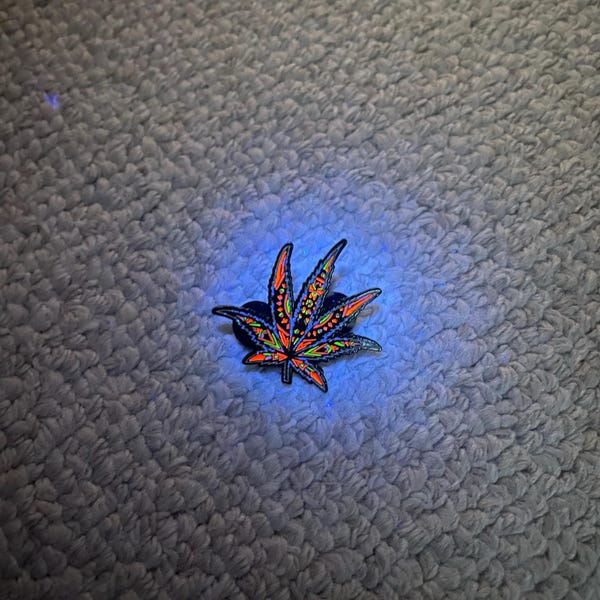 Festival Hat Pin, UV Reactive, Hat Pin, Neon Pin, Stoner Gift, Rave ...