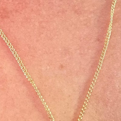 14k Gold Twist Chain Necklace, Thin Rope Chain Necklace, Dainty ...