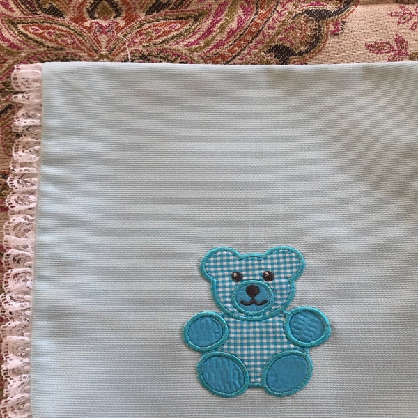 Teddy Bear Applique Embroidery Design, Teddy Machine Embroidery, Baby ...