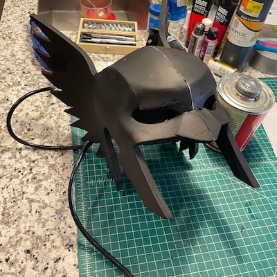 Male Hawk Helmet Foam PATTERN / TEMPLATE - Etsy