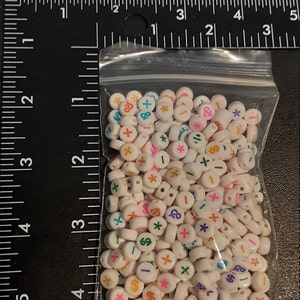 Letter B Alphabet Beads Rose Gold Letter B Beads Individual | Etsy