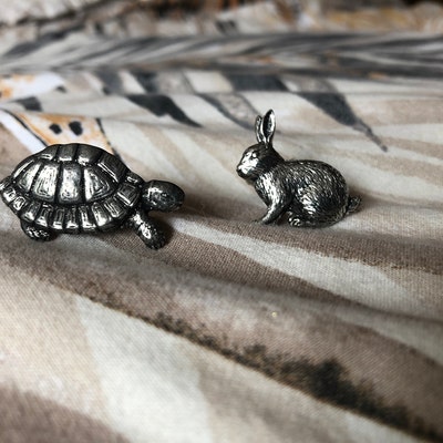 Tortoise Cufflinks Pewter UK Handmade Turtle Nature Fathers Day Gift ...