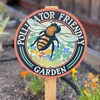 Bee Pollinator Friendly - Garden Sign - Etsy