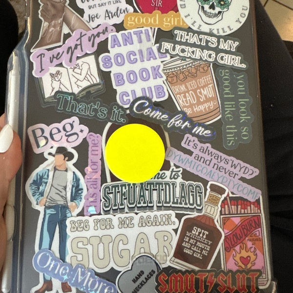 Holographic "wyd/dywmtcoaeyptycomf" Bookish Sticker - Etsy