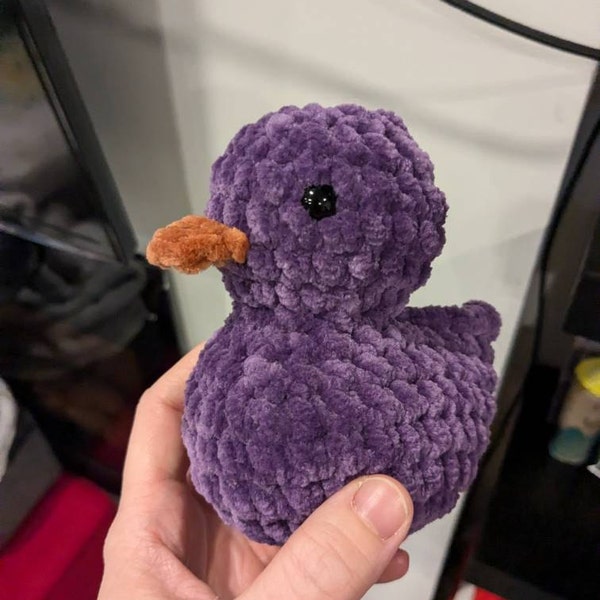 Rubber Ducky No Sew Crochet Pattern, Duck Crochet Pattern, No Sew ...