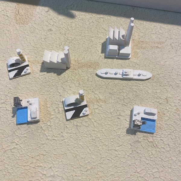Air/naval Bases for Axis & Allies 1940 64 Pieces 3D Printed - Etsy