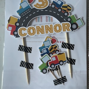 Printable Personalized Train Birthday Cake Topper, Train Birthday Decor ...