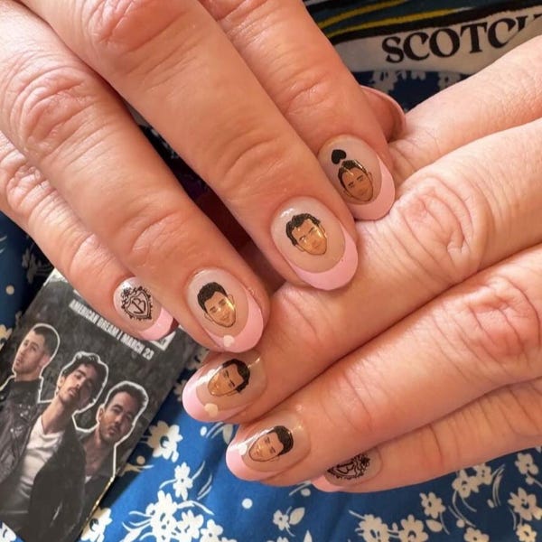 NSYNC Nail Decals Stickers Waterslide Justin JC Joey Lance Chris ...