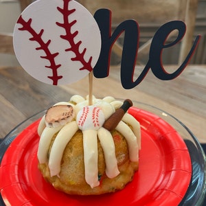 BASEBALL ASSORTMENT Edible Sugar Cupcake or Cake Toppers by Lucks 12 or ...