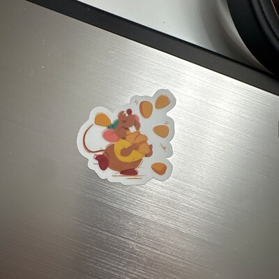 Greedy Gus Gus Transparent Sticker/ Cinderella Sketch Princess Sidekick ...