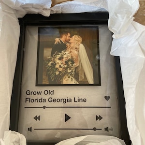 Custom Song, Album, Music Acrylic Cover Art Decor Sign Spotify Song ...