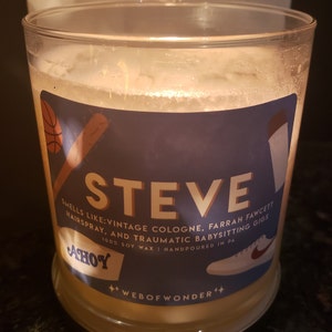 Hopper Fandom Inspired 100% Soy Wax Candle - Etsy