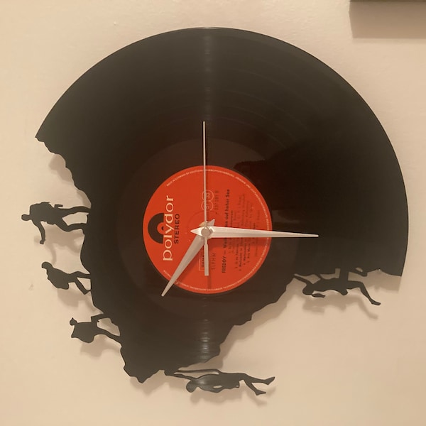 Climbing Men Vinyl Clock Adventurer Gift Wall Decor Bouldering Gifts ...