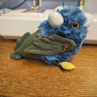 Raptor Plushie Pattern PDF Dinosaur Stuffed Animal Pattern Plush Sewing ...