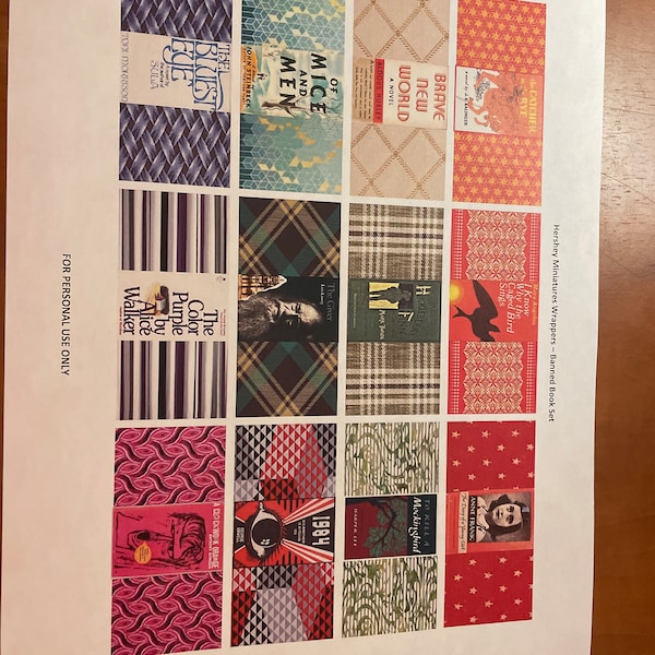 Classic Horror Movie Hershey Miniatures Wrappers - Etsy