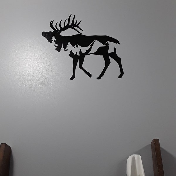 Mountain Elk Decal, Elk Stickers, Car Decal, Hunting Decal, Hunter ...