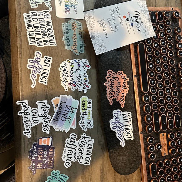 SINGLE STICKER Words Matter Motivational Sticker Inspirational Vinyl ...