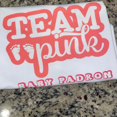 Team Pink SVG Personal or Commercial Use Fun Design for Gender Reveal ...