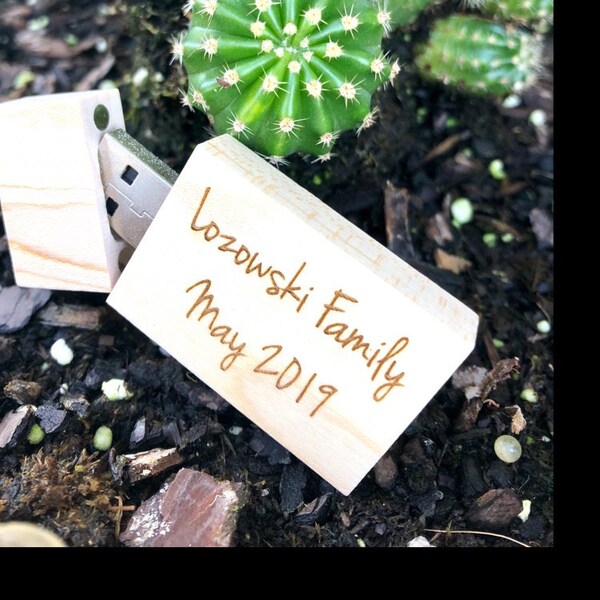 Maple Wood USB With Engraving | Personalized Maple Flash Drive ...