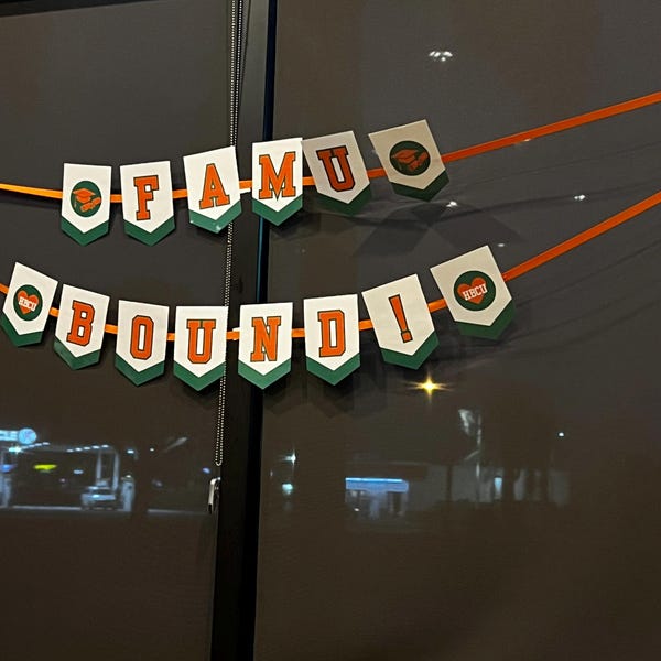 Printable FAMU Bound / FAMU Grad- Graduation Party Garland - HBCU Party ...