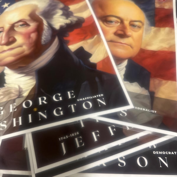 47 US Presidents Prints, US Presidents Poster, American History ...