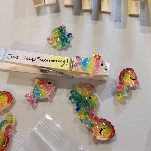 Clay Fruit Loop Sprinkles - Fake Rainbow Sprinkles for Slime or Resin ...