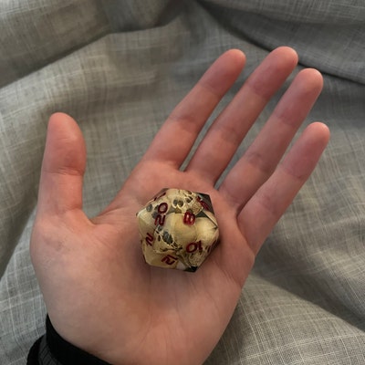 Jumbo D20 Custom Dice Warlock Skull Custom Made Resin Dice for D&D and ...