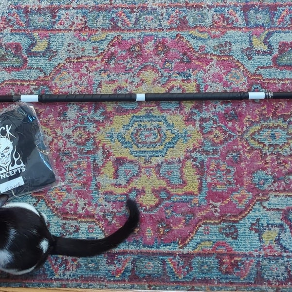 Pair of Fire Torch - Fire Eating / Fleshing Torches - Rubber Skull ...