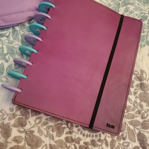 Leather Personalized Discbound Planner Cover - Etsy
