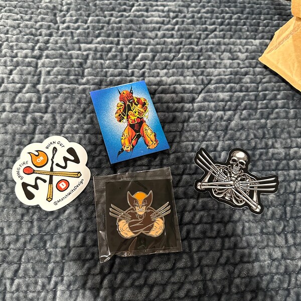 Rorschach/marshall Mashup Enamel Pin - Etsy