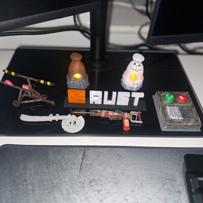 Rust Game Logo Gamer Room Desk Decor - Etsy