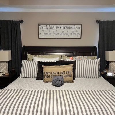 The Only Thing I Ask Wood Sign Bedroom Decor Ranch Wall Art Wedding ...