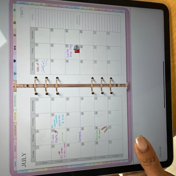 All-in-one Digital Planner 2024, 2025, 2026, Undated Digital Planner ...