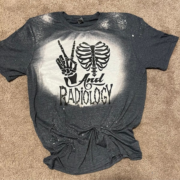 Peace Love and Radiology SVG, Radiology Tech Gifts, Silhouette or ...