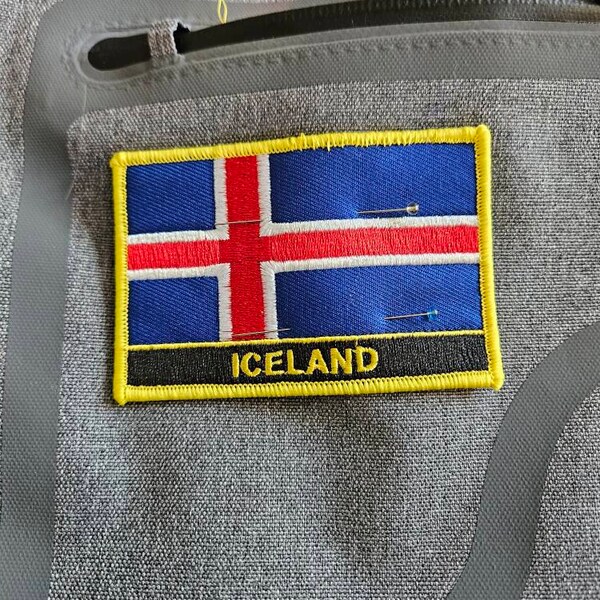 Iceland Patch / Iceland Flag Patch / Iron - on or Sew On - Etsy