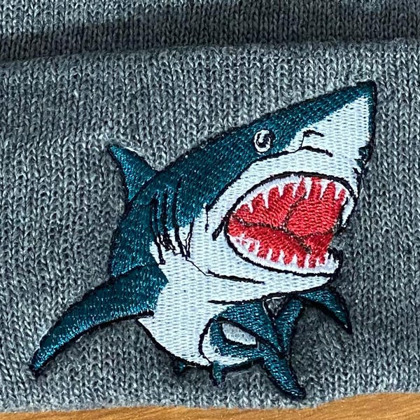 Shark Embroidery Design, Digital Download for Machine Embroidery. Shark ...