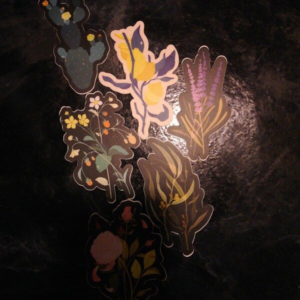 Lavender Waterproof Vinyl Sticker - Etsy