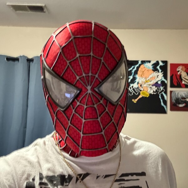 Spiderman Black Mask,andrew Garfield Adults With Faceshell 3D Rubber ...