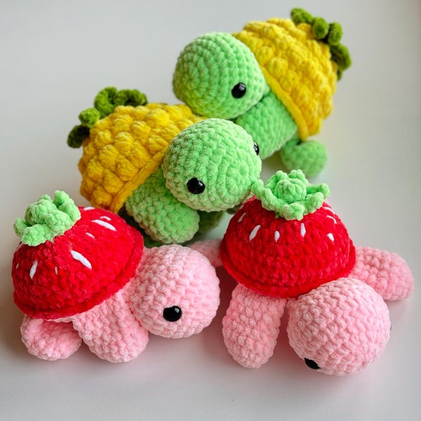 13 in 1 Turtle Crochet Pattern Bundle, No Sew, Amigurumi Turtle Pattern ...