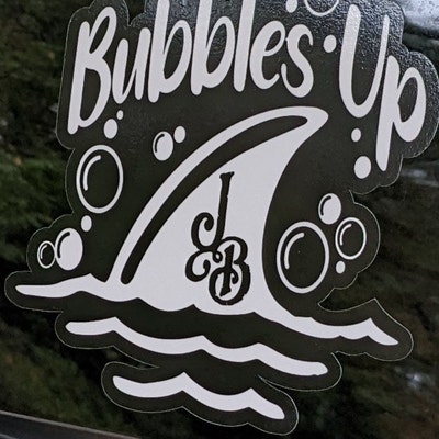 Jimmy Buffet Breath in Breath Out Move on Fins Up/ Bubbles up Decal ...