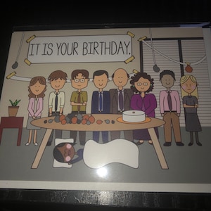 The Office Birthday Card Dwight Schrute Birthday Card, the Office TV ...