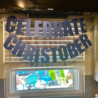 Custom Text Banner 5 Your Text Here Custom Party - Etsy