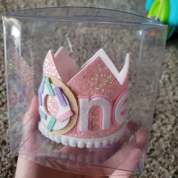 Donut Birthday Crown, Donut Grow up Birthday, Donut Time Crown ...