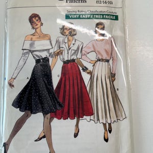 New Look 6807 Misses' 2 Hour Knit Tops Size 8, 10, 12, 14, 16, 18 Uncut ...