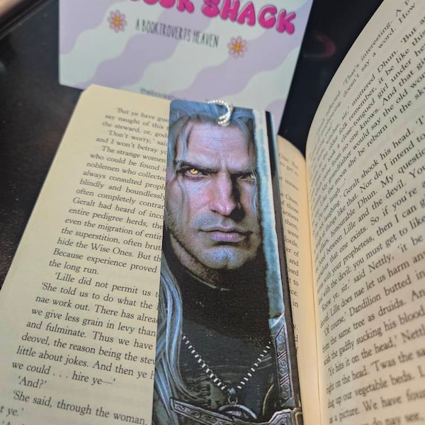 The Witcher Handmade Bookish Bookmark, Geralt of Rivia Book Lover Gifts ...