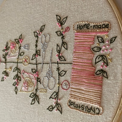 Live Simply Hand Embroidery Pattern Applique Digital - Etsy