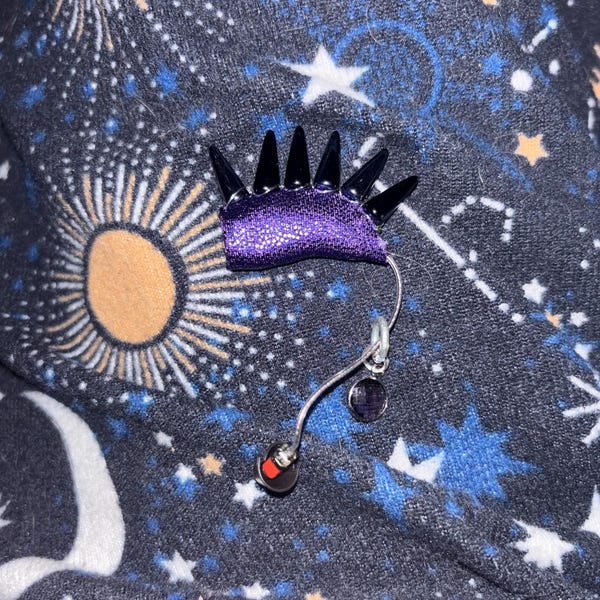 SPIKED Hearing Aid Skin | Hearing Aid Sleeve | Hearing Aid Jewelry ...