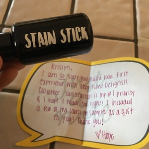 Stain Remover Label, Stain Remover Decal, Stain Stick Label, Stain ...