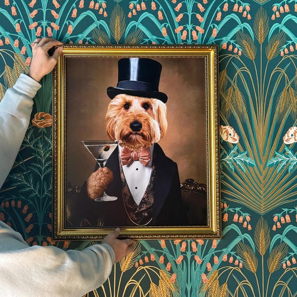 Custom Mafia Boss Portrait, Custom Portrait Gift, Unique Gift for Dad ...